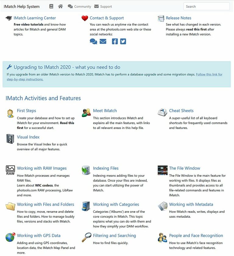 The IMatch Help System - photools.com